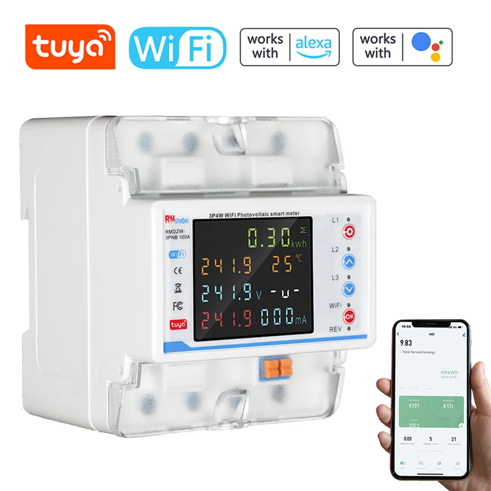 Tuya-WiFi-Intelligent-Circuit-Breaker-Automatic-Reclosure-Protector ...