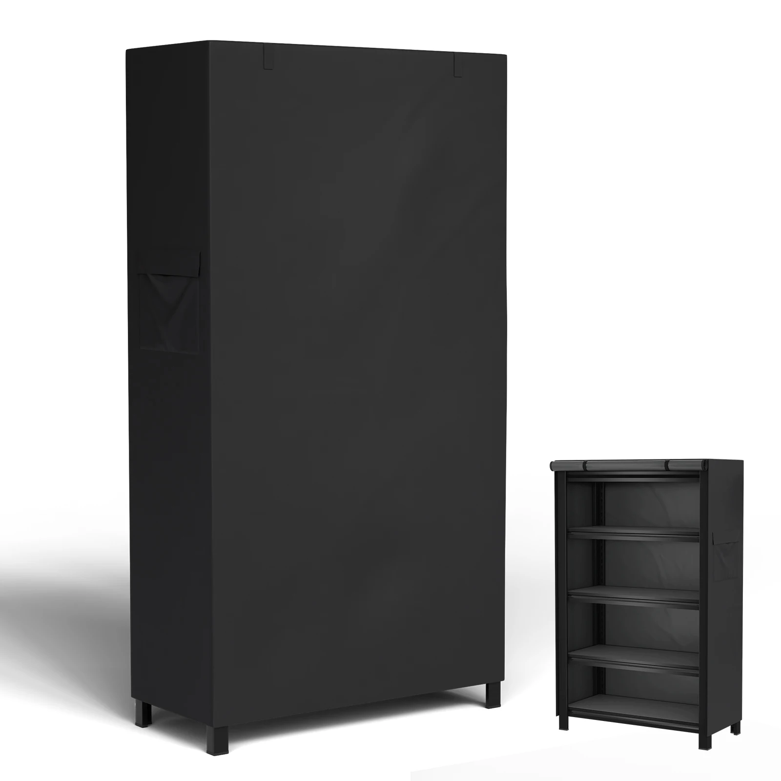 Waterproof-Shelf-Cover-600D-Heavy-Duty-Dustproof-Storage-Wire-Rack ...