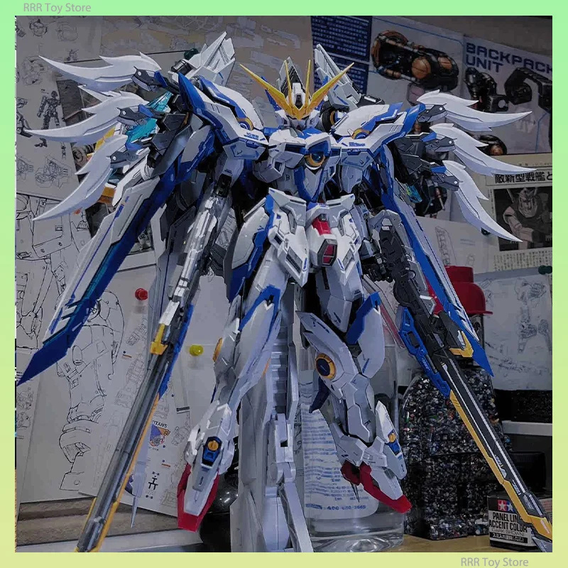 ZZA-Model-Blue-Flame-1-100-MG-Assembly-Model-ZA08-CH-01-Action-Figures ...