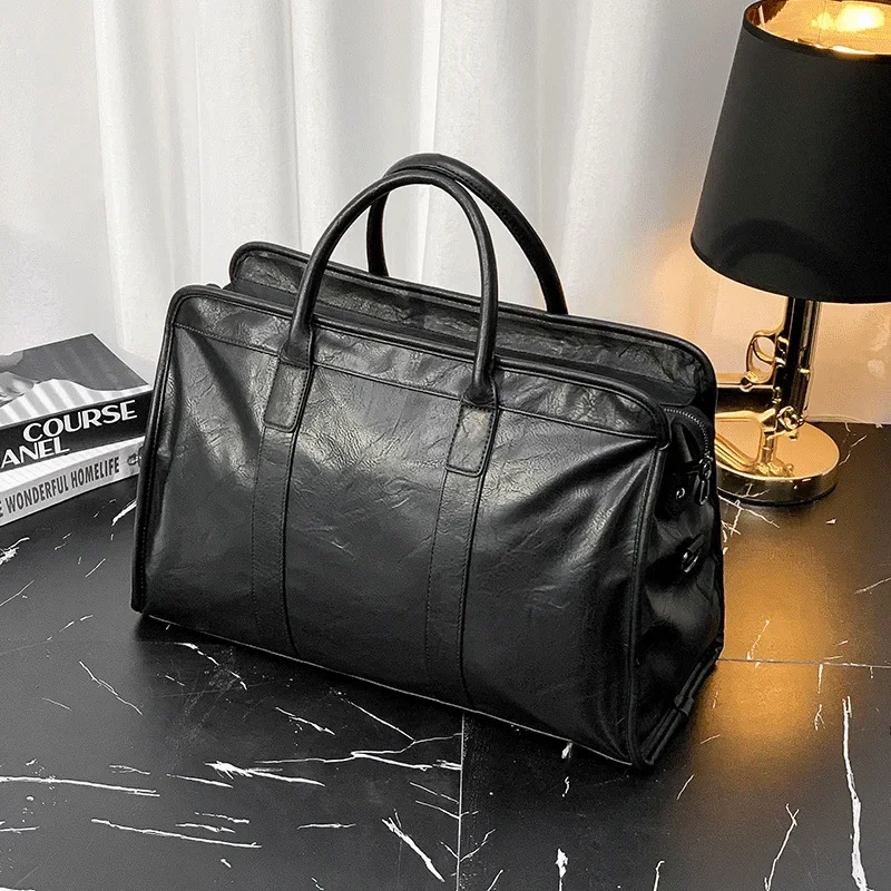 Business Trip Top-Handle Bags Men Leather Messenger Shoulder Bag Men ...