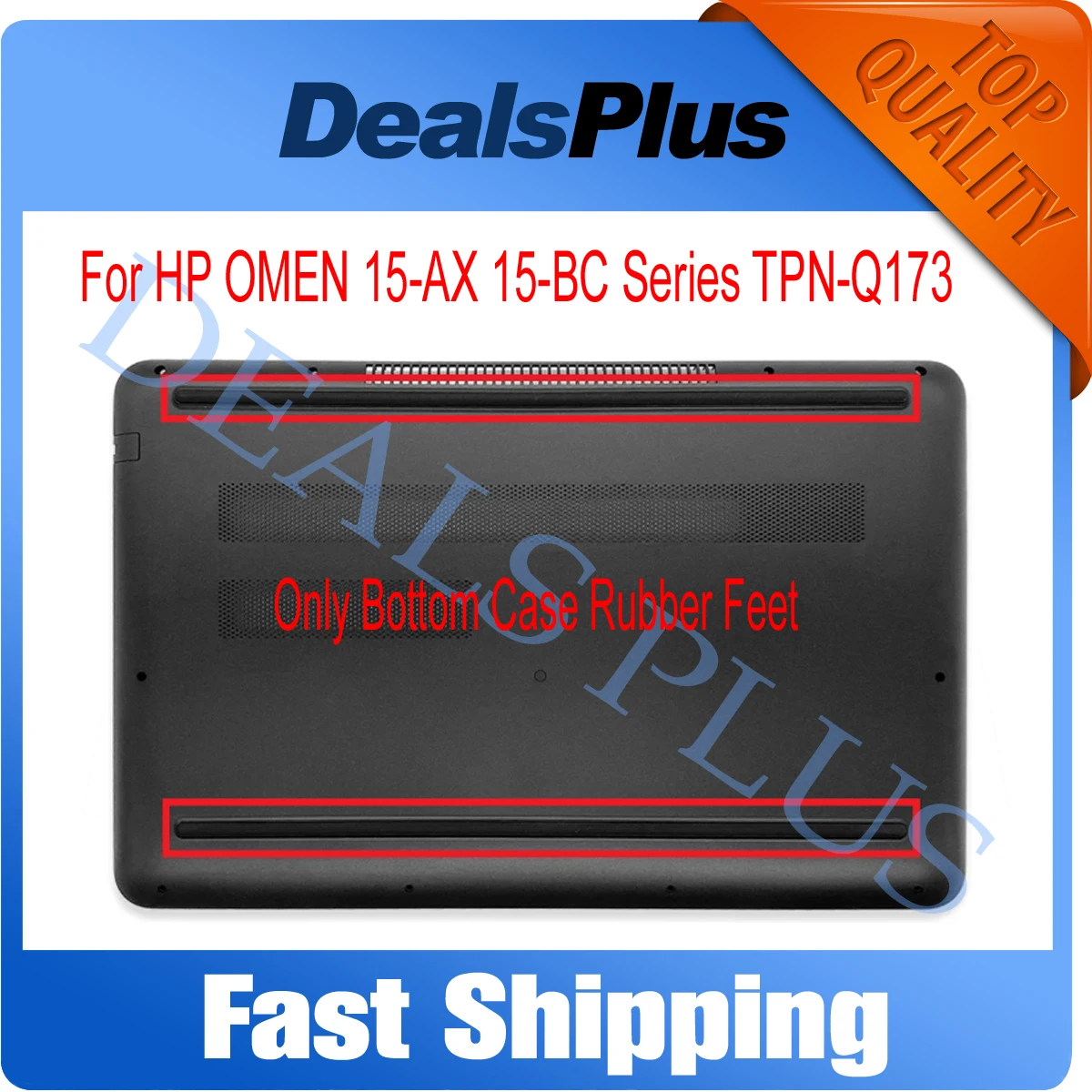 2pcs/Set New Bottom Cover Case Rubber Feet Non-Slip Replacement For HP ...