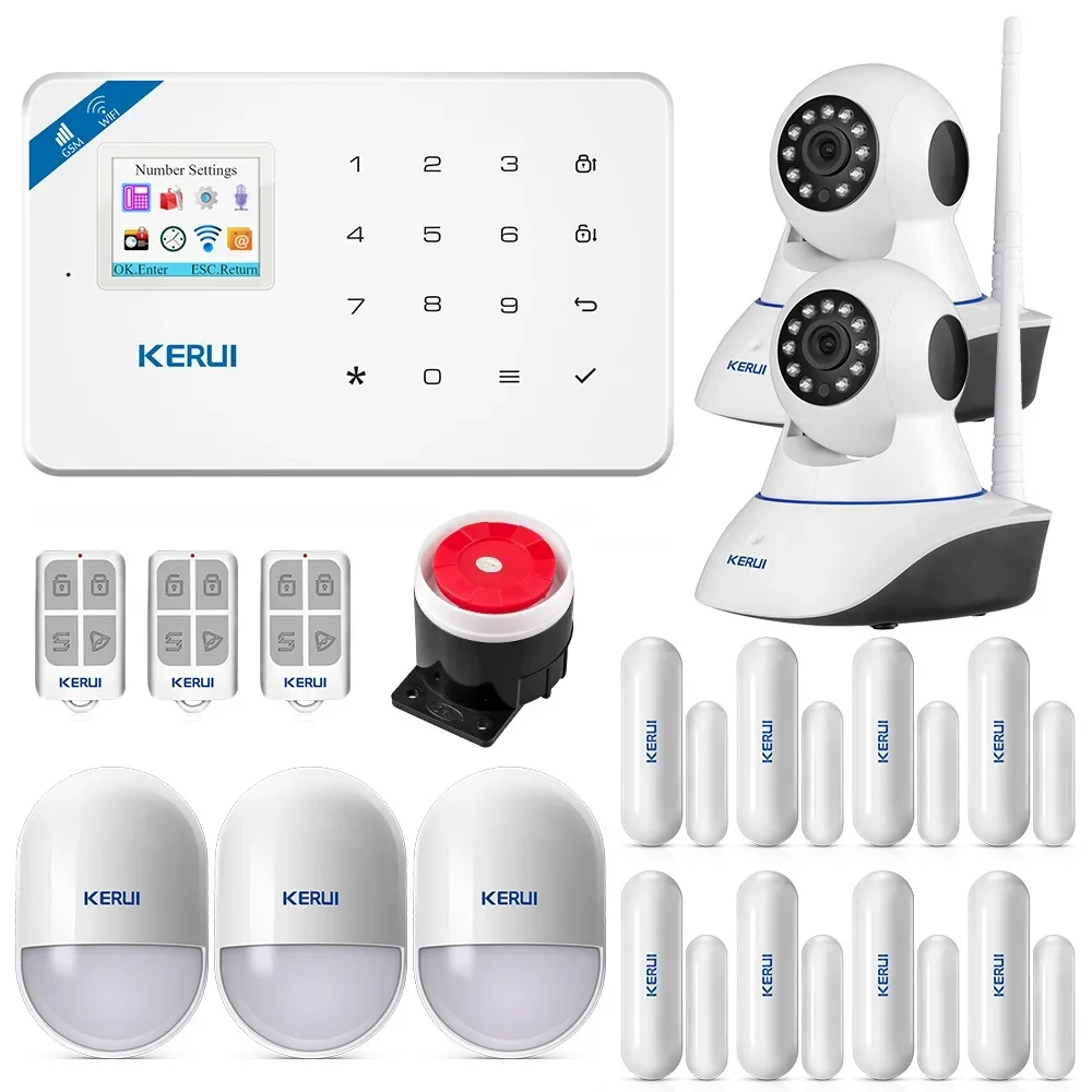 WIFI-GSM-Burglar-Security-security-System-IP-APP-Control-Home-PIR ...