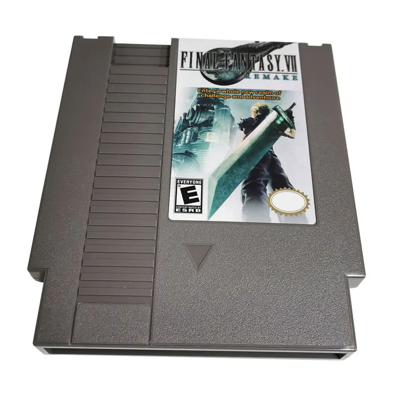 8-Bit-Game-Card-72-Pins-Final-Fantasy-VII-NTSC-And-Pal-Version ...
