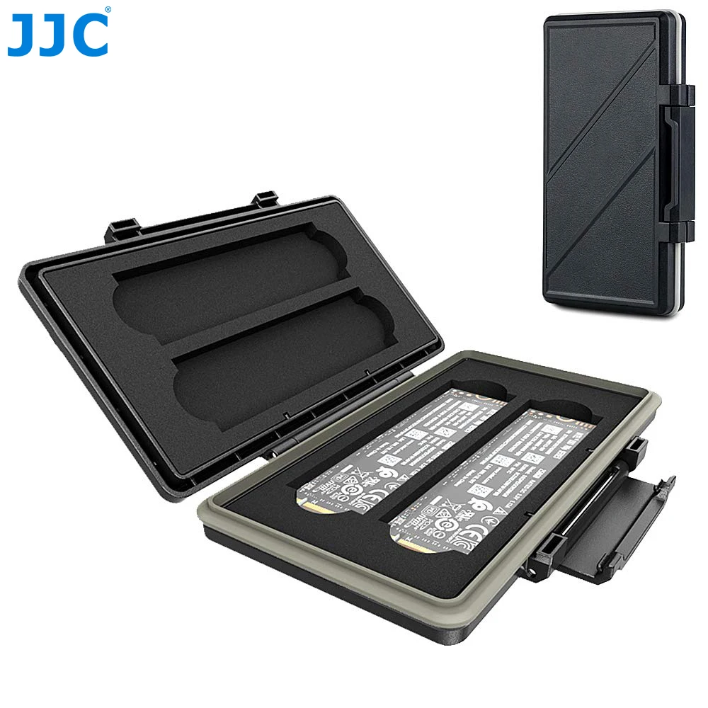 Jjc 4 Slots M.2 2280 Ssd Card Case Protector Box Storage Holder Keeper ...
