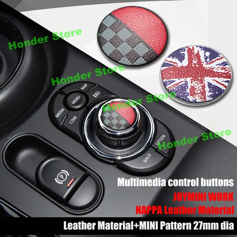 Auto-Knob-Decor-Decal-Car-Central-Control-Multimedia-Button-Cover ...