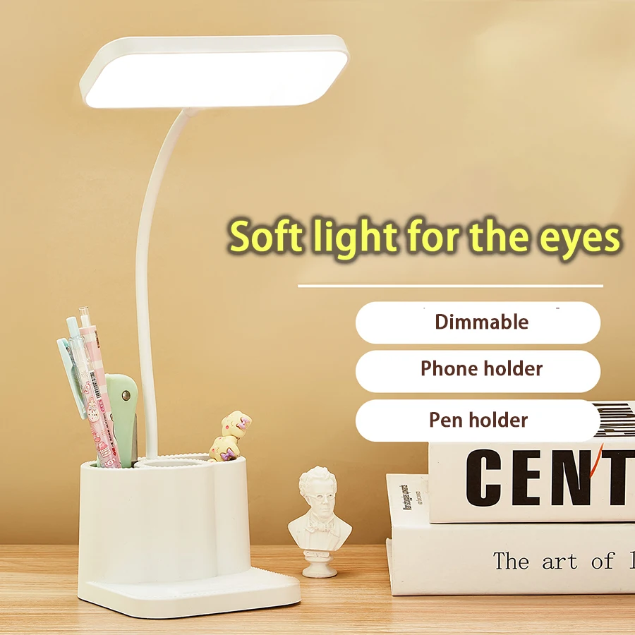 LED-pen-holder-desk-lamp-with-3-pen-holders-and-a-phone-stand-suitable ...