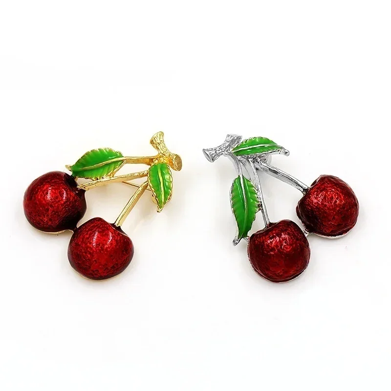 Fashion-Cute-Red-Enamel-Brooches-for-Kids-Cherry-Brooch-Corsage-Small ...