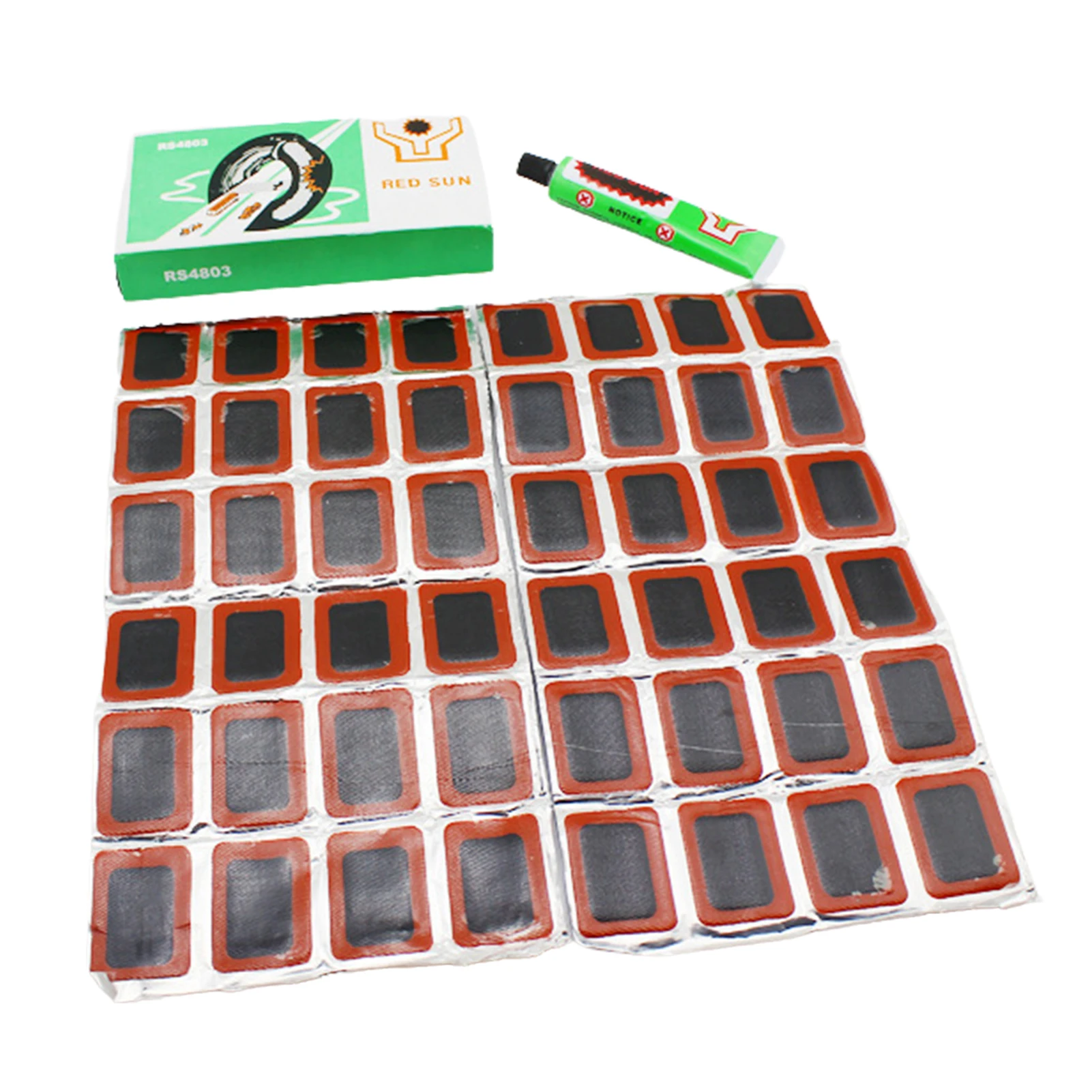 Radial-Tire-Repair-Patches-48-PCS-Vulcanizing-Patches-1-Rubber-Glue ...