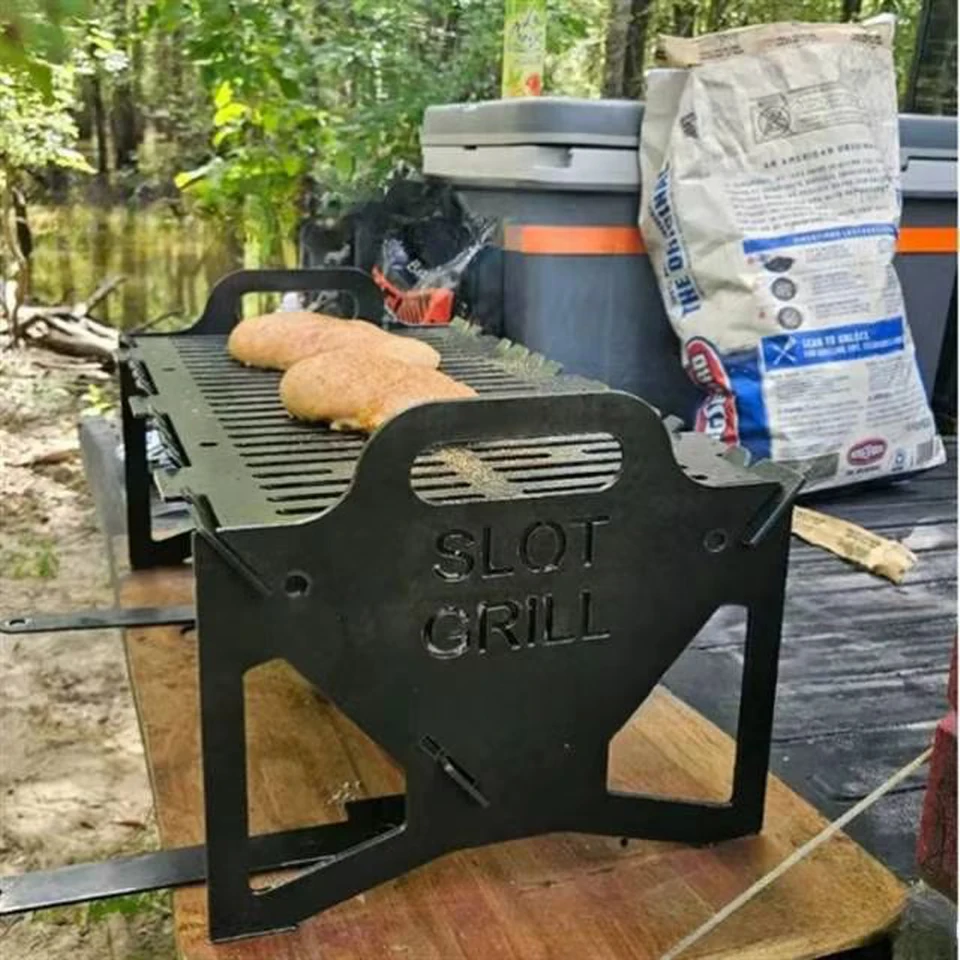 Stainless Steel Slot Grill 2025 New Slot Grill - Collapsible BBQ Grill ...