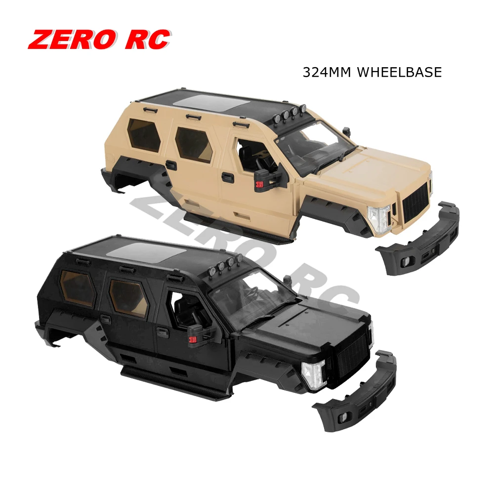 324mm-Wheelbase-George-PATTON-Hard-Plastic-Off-Road-Body-Shell-For-1-10 ...