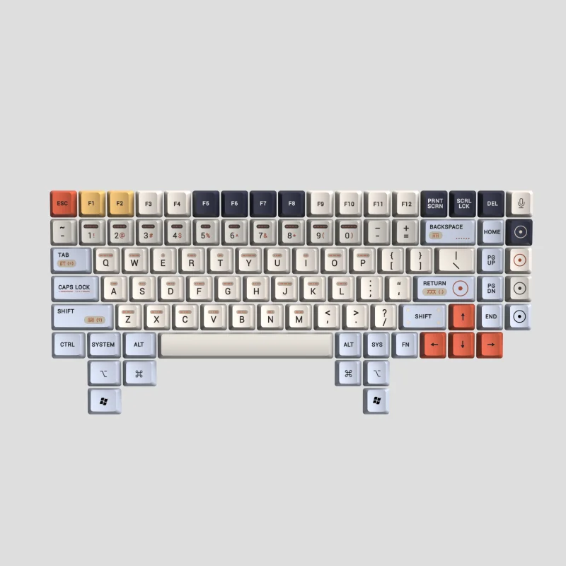 Baby-Blue-Keycaps-Set-PBT-Dye-sub-Custom-Personalized-Keyboard-Caps-OEM ...