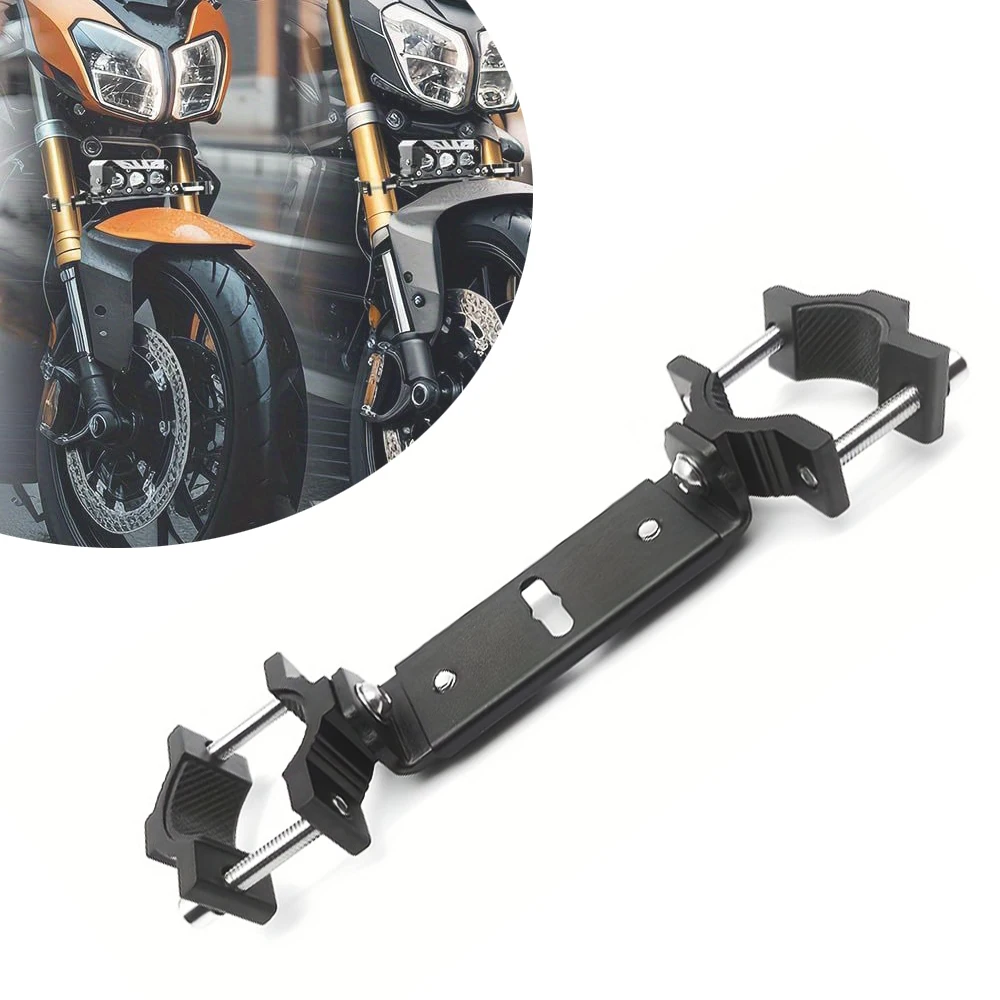 Scalable motorcycle universal spotlight bracket fixture bumper bumper ...