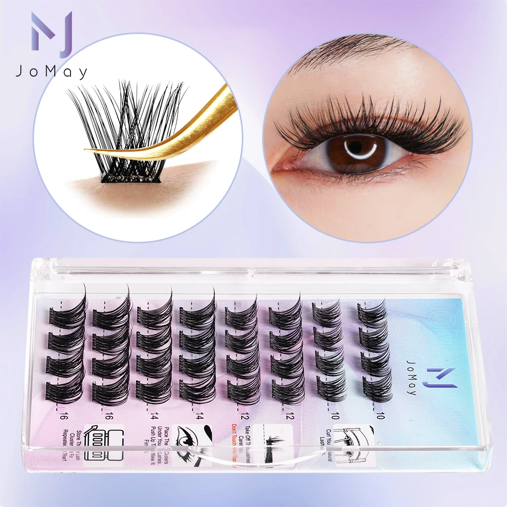 JOMAY-Self-Adhesive-Eyelashes-Clusters-Press-on-Lashes-No-Glue-Needed ...