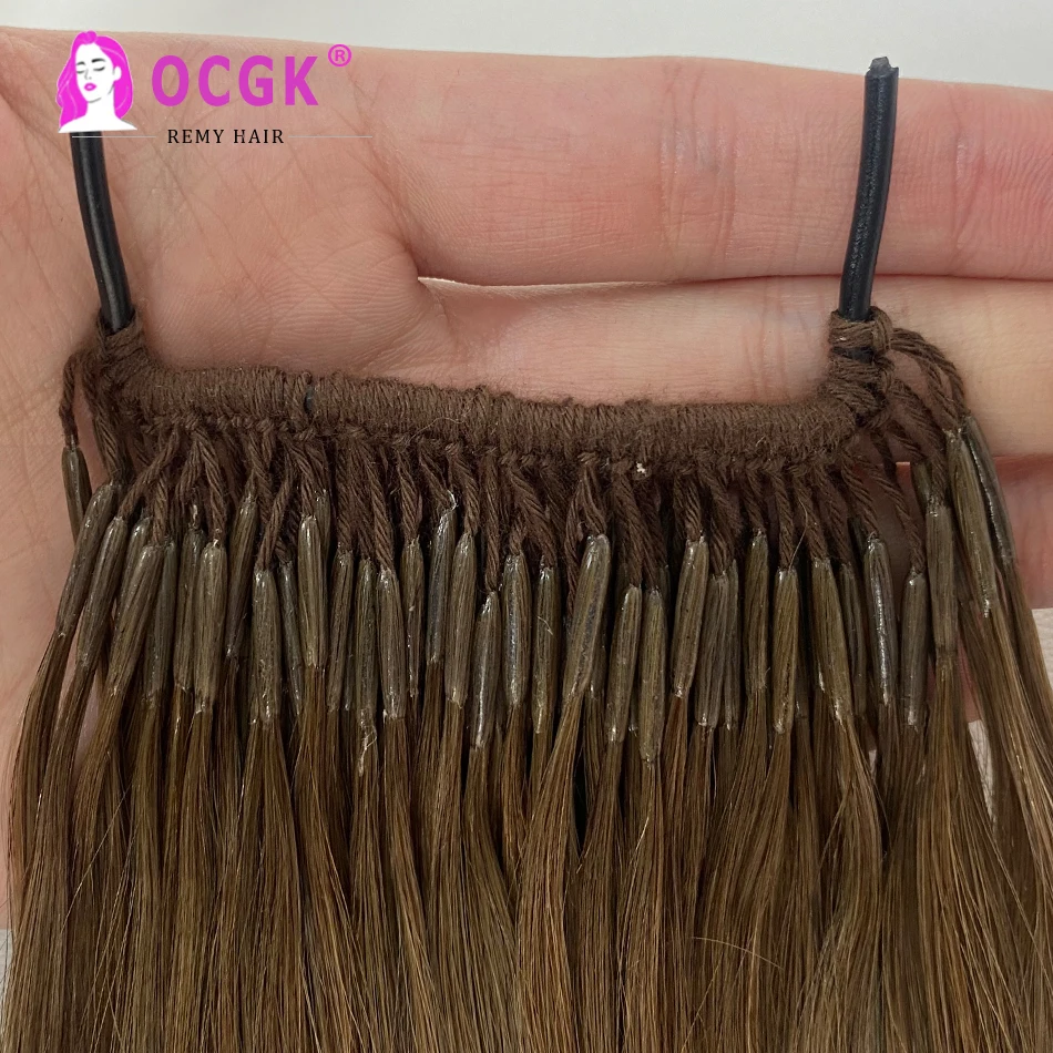0-8G-Pcs-Straight-Korea-Popular-Cotton-String-Twins-Tip-Hair-Extensions ...