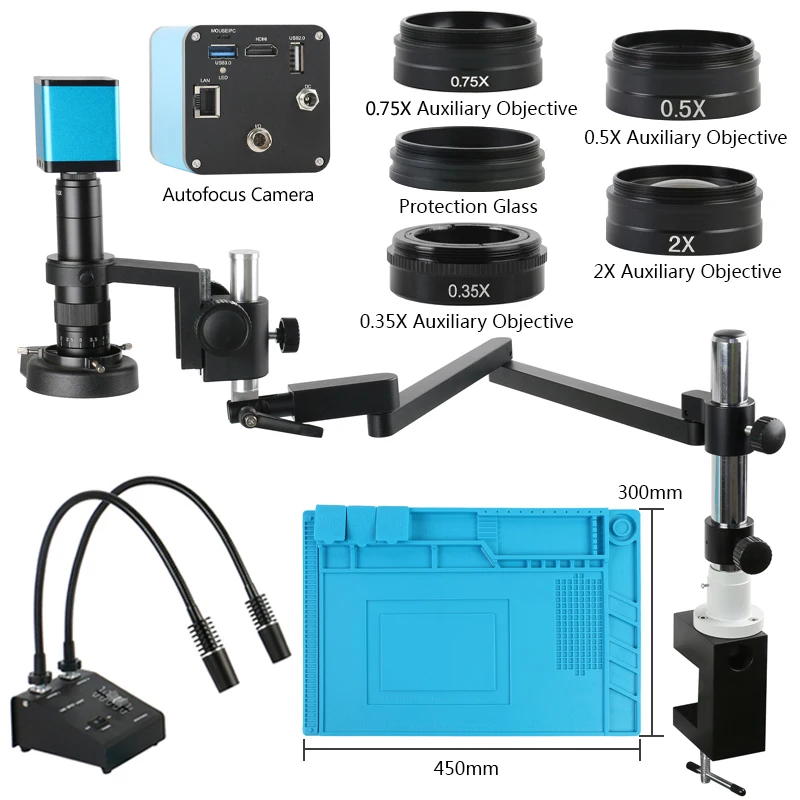 4K 8MP 1080P HDMI USB LAN Industry Autofocus AF Measuring Video ...