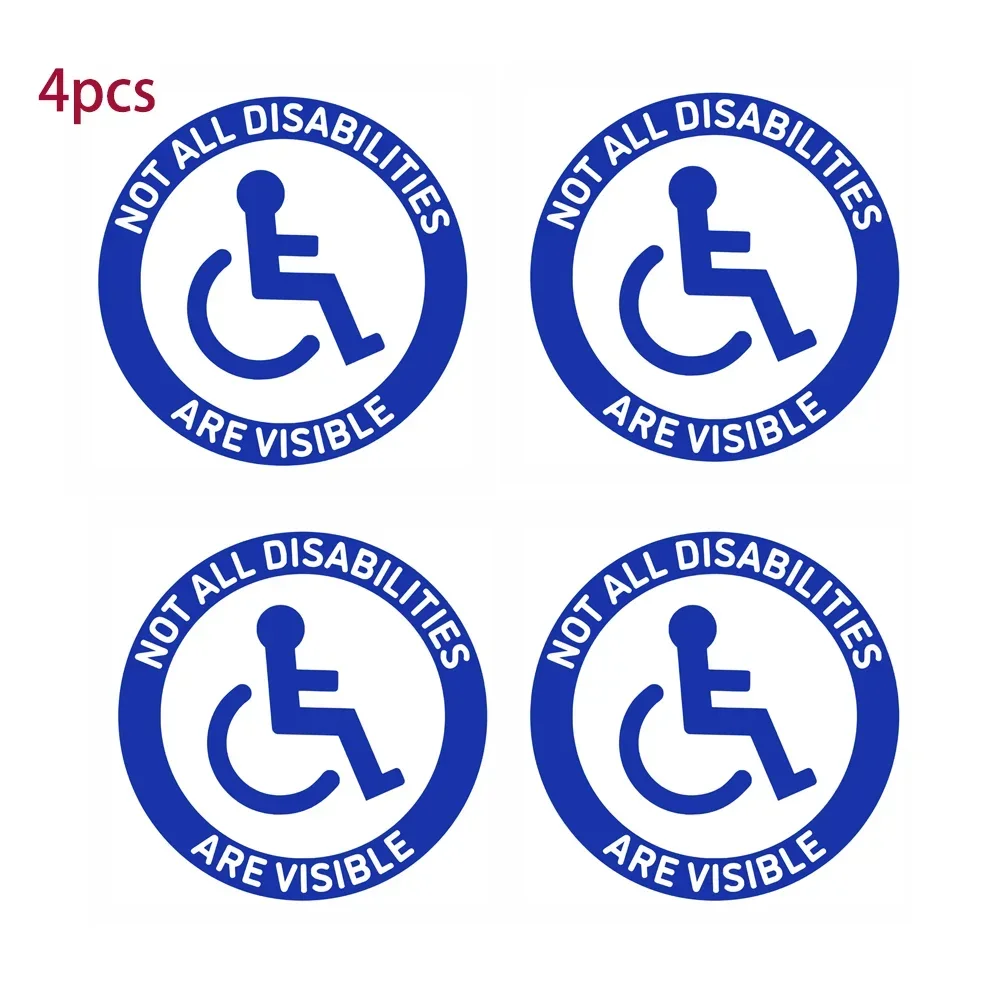 4x-Not-All-Disabilities-Are-Visible-Decal-Mental-Health-Car-Truck ...
