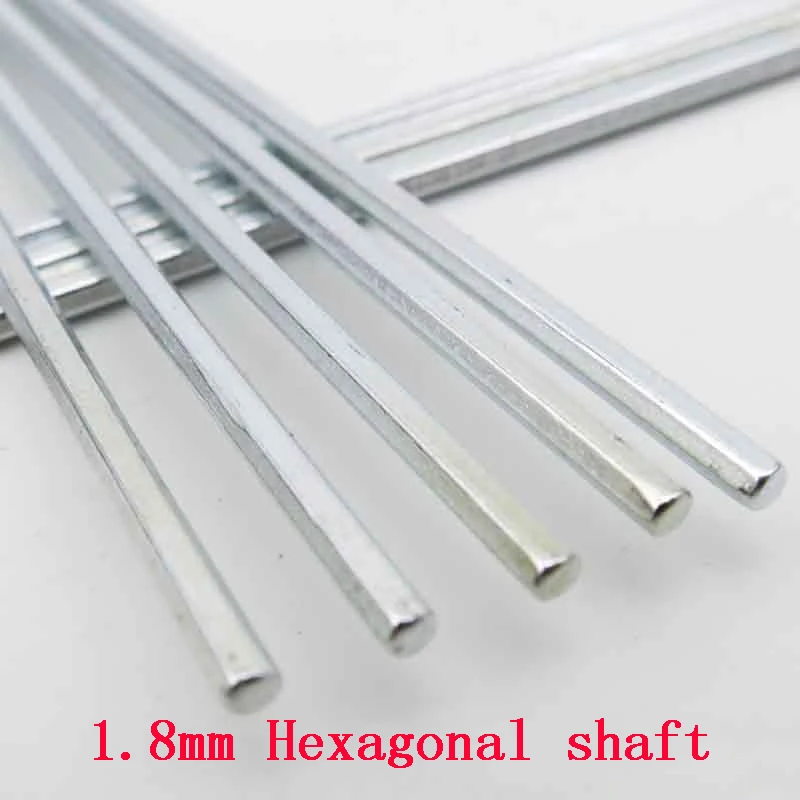 20pcs 1.8mm Hexagon Axle Length 61/72/100/40/45mm Shaft for 1/32 Tamiya ...