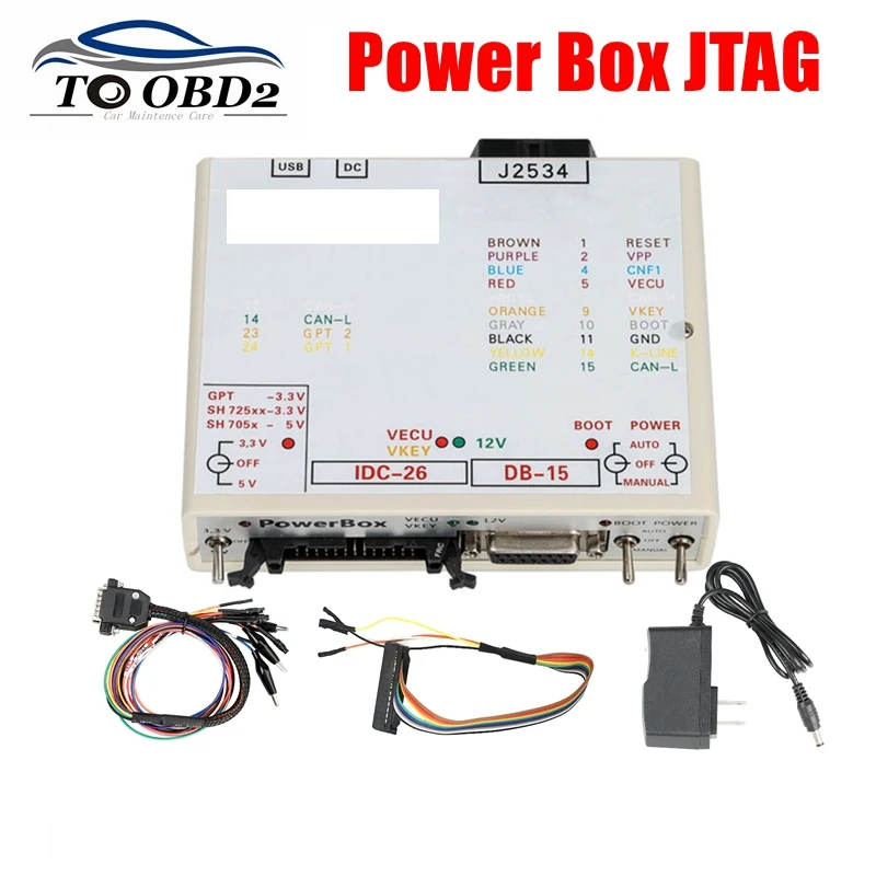 Power-Box-ECU-Tuning-Bench-JTAG-Flasher-Works-j2534-ECU-Soft-OBD-ECU ...