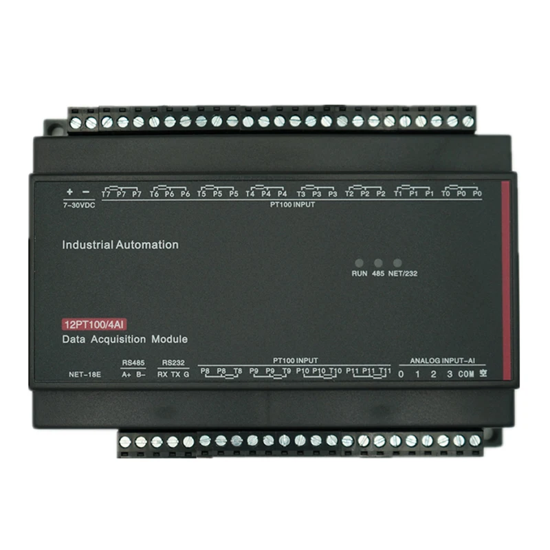 12-channel-high-precision-PT100-4-channel-AI-3-wire-system-temperature ...