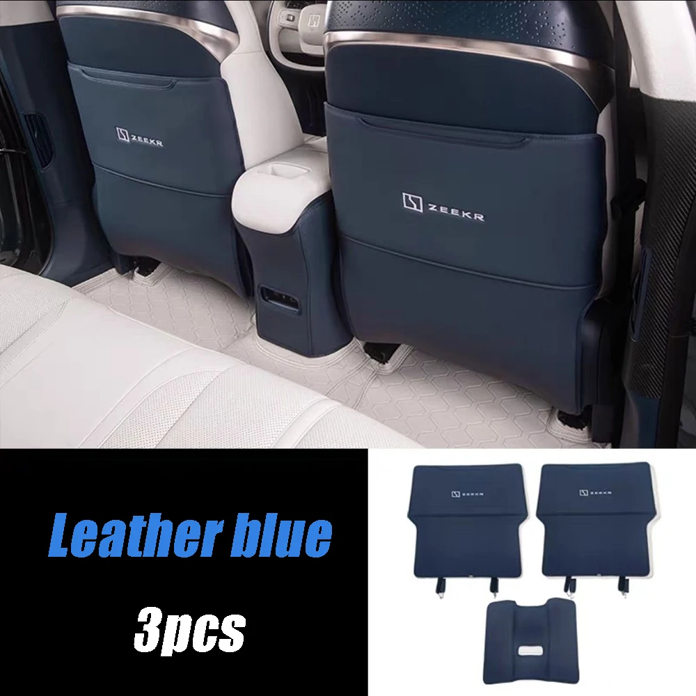 For-GEELY-Zeekr-X-2023-2024-PU-Leather-Car-Front-Seat-Rear-Anti-Kick ...
