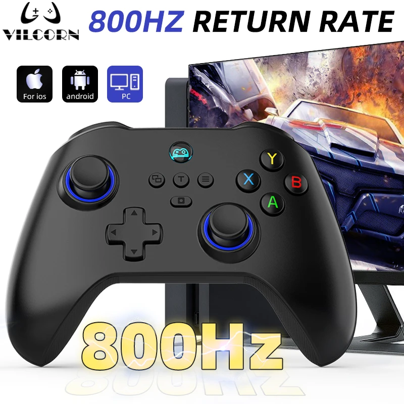 VILCORN-Wireless-Dual-Hall-Game-Controller-For-PC-Steam-Nintendo-Switch ...
