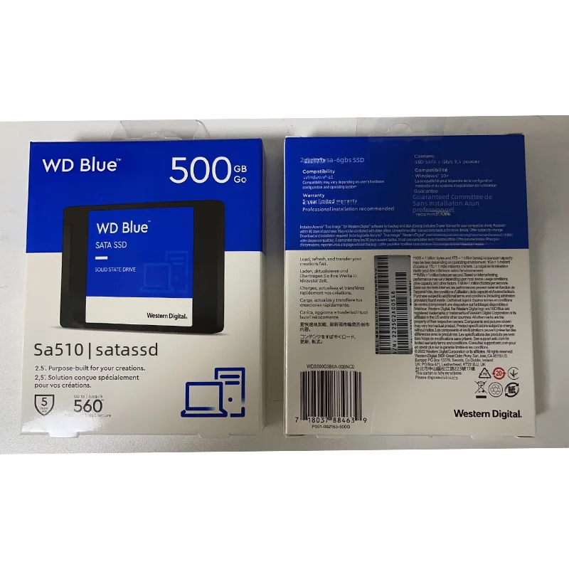 Wd-Western-Data-Blue-Disc-Sa510-Ssd-Solid-State-Drive-2-5-Inch-Sata-For ...