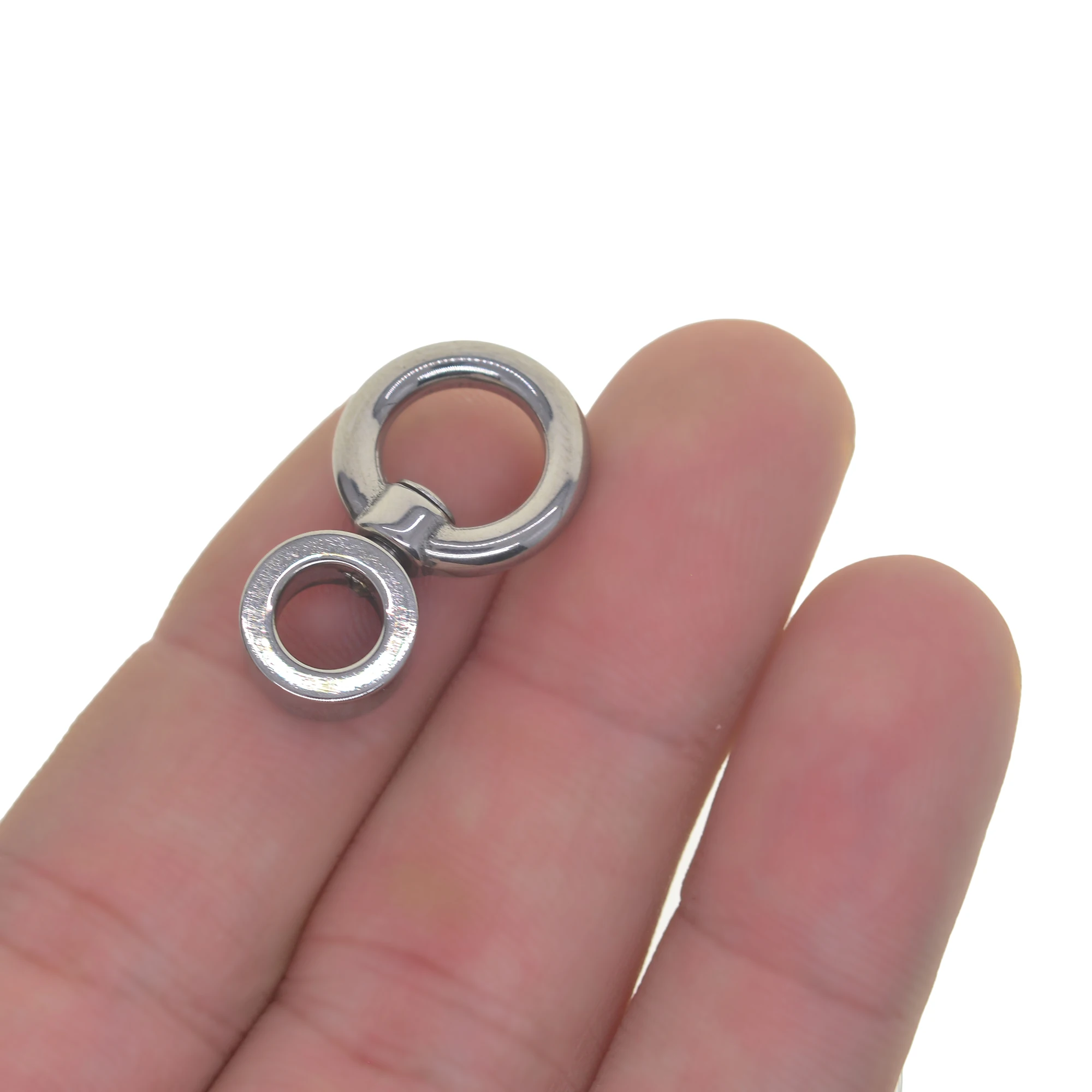 one-pcs-mirror-polished-304-stainless-steel-round-swivel-connector-FOB ...