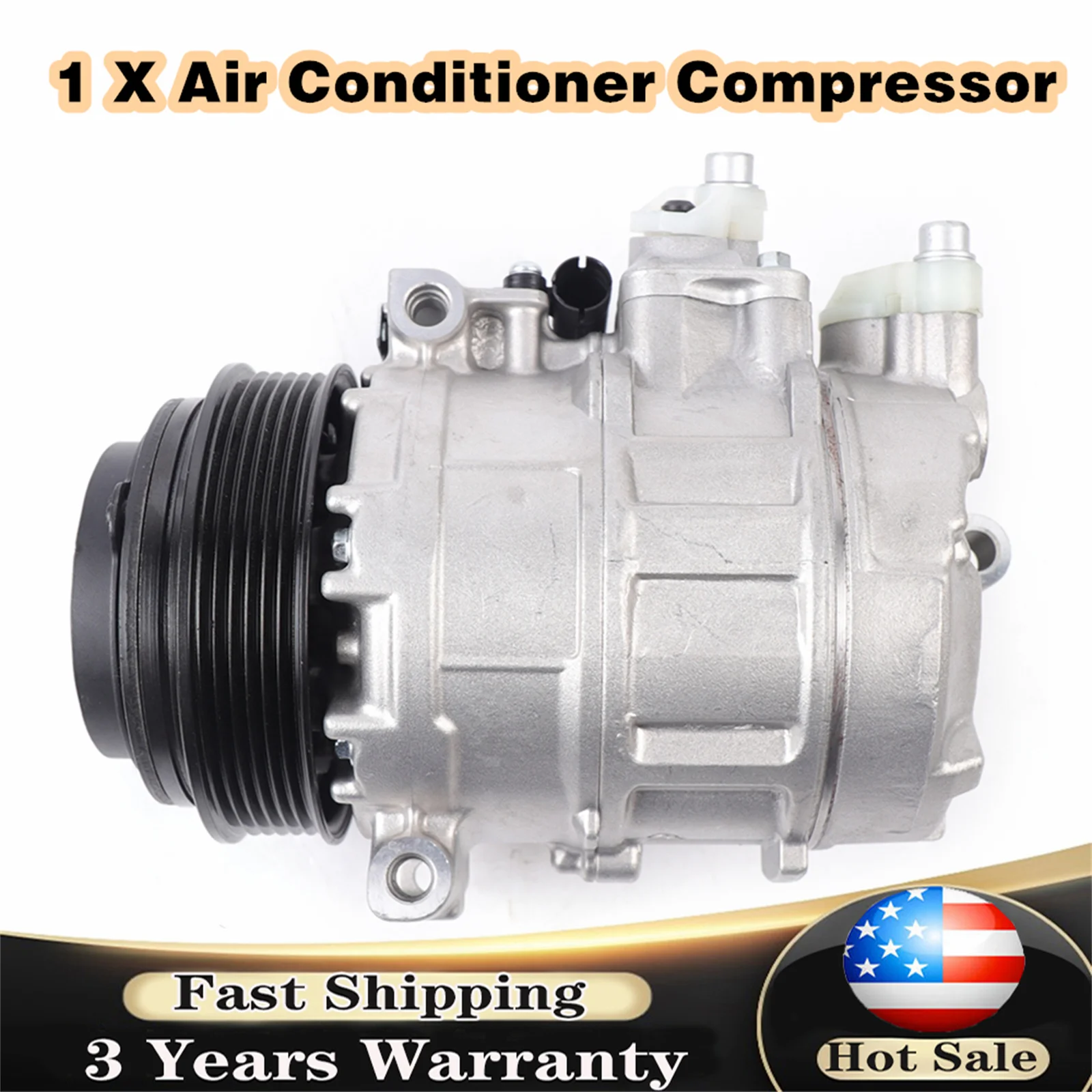 Car-Air-Conditioning-compressor-w-Replacement-For-Mercedes-Benz-E320 ...