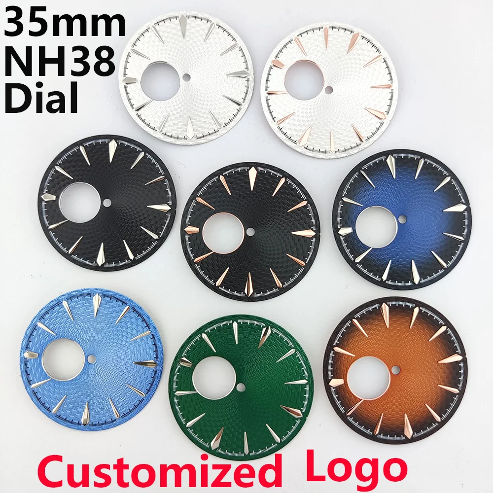 New-35mm-Watch-Dial-NH38-Dial-DIY-Custom-LOGO-Laser-Printed-Name-Logo ...