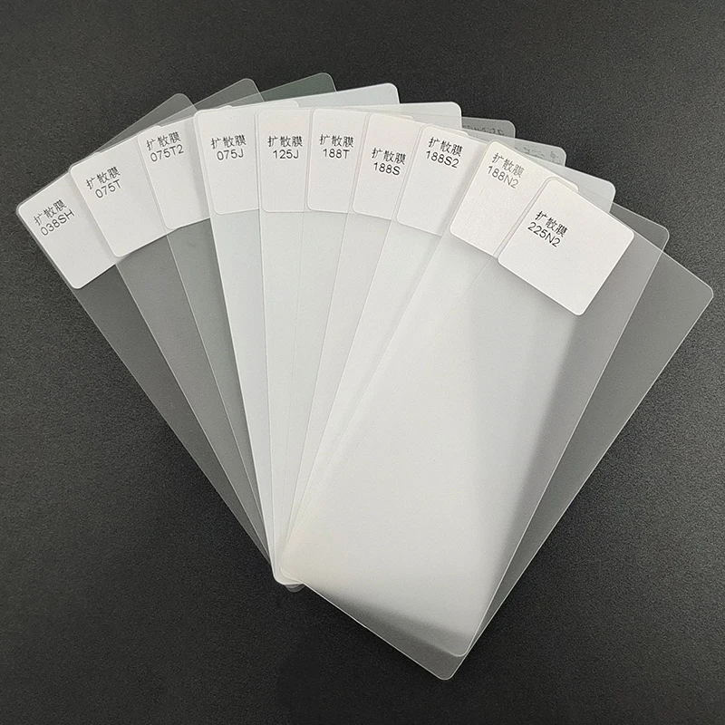 Sample set of 10PCS LED diffusion film, LCD backlight diffusion film ...