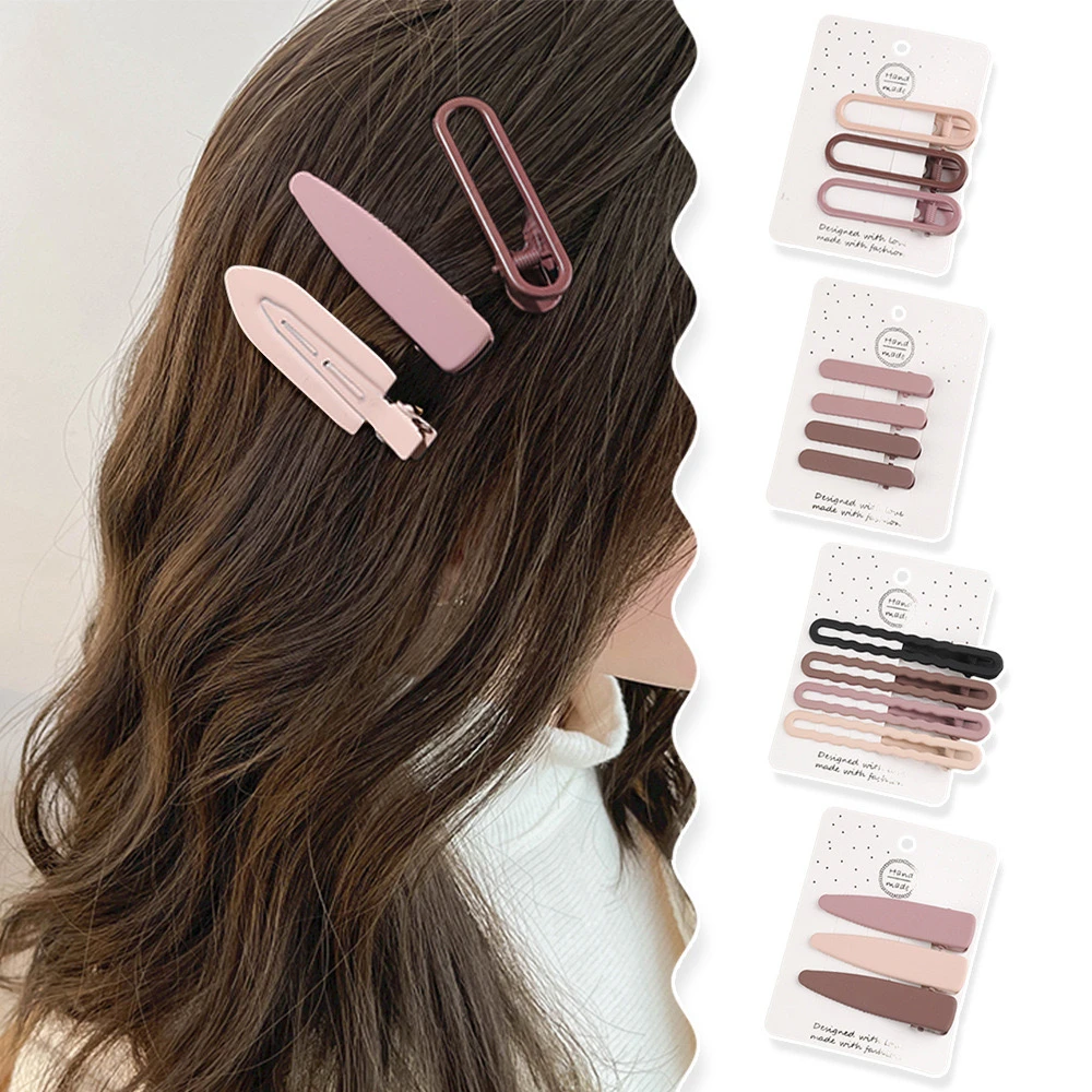 AFP-Basic-Barrettes-Set-Cute-Bobby-Pin-Colorful-Geometric-Seamless-Hair ...