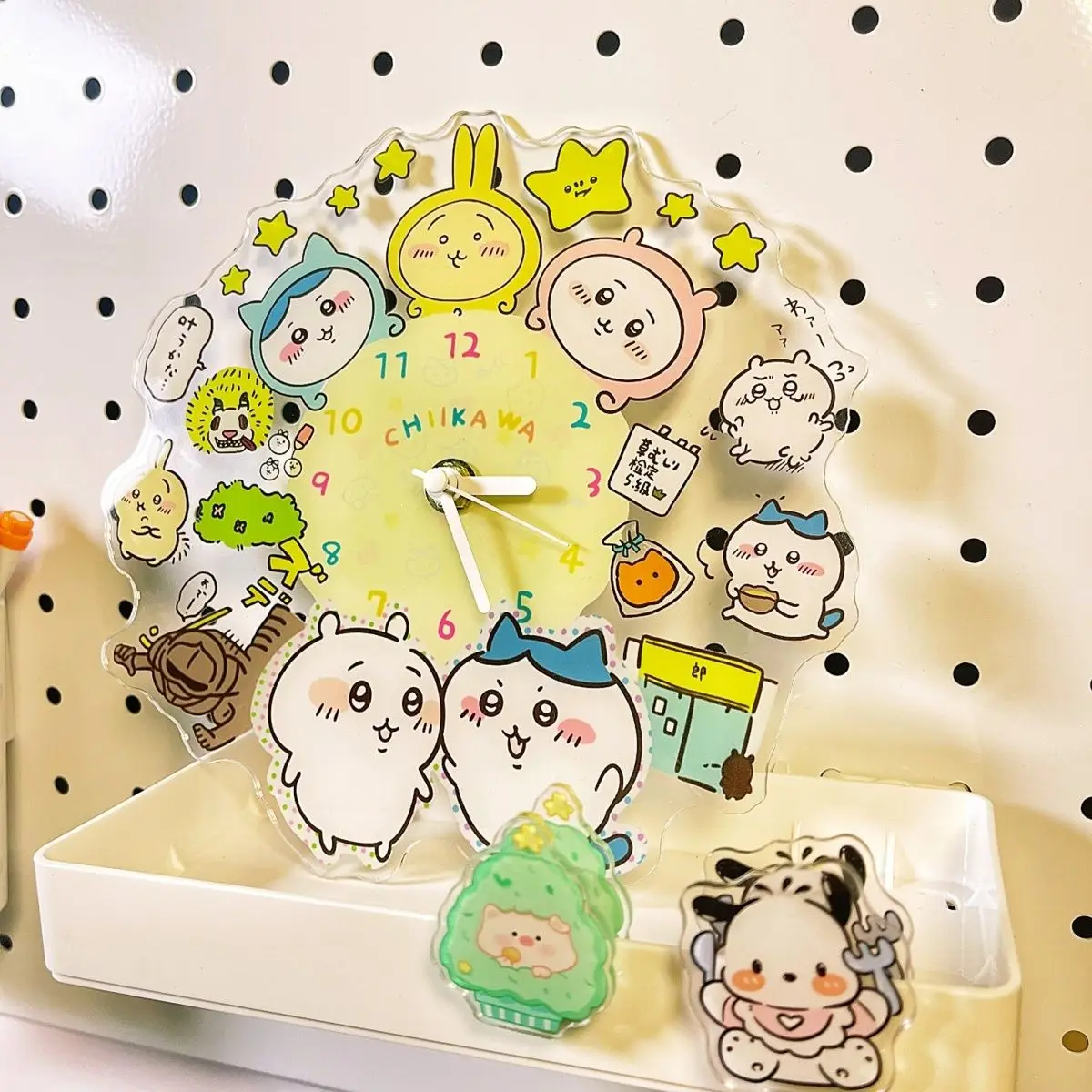 New-Acrylic-Transparent-Anime-Chikawas-Hachiwares-Clocks-Cute-Creative ...