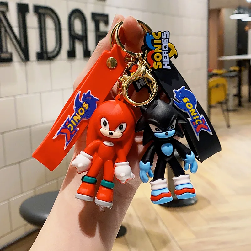 Cartoon-Sonic-Car-Keychain-Couple-Bag-Pendant-Decoration-Small-Gift ...