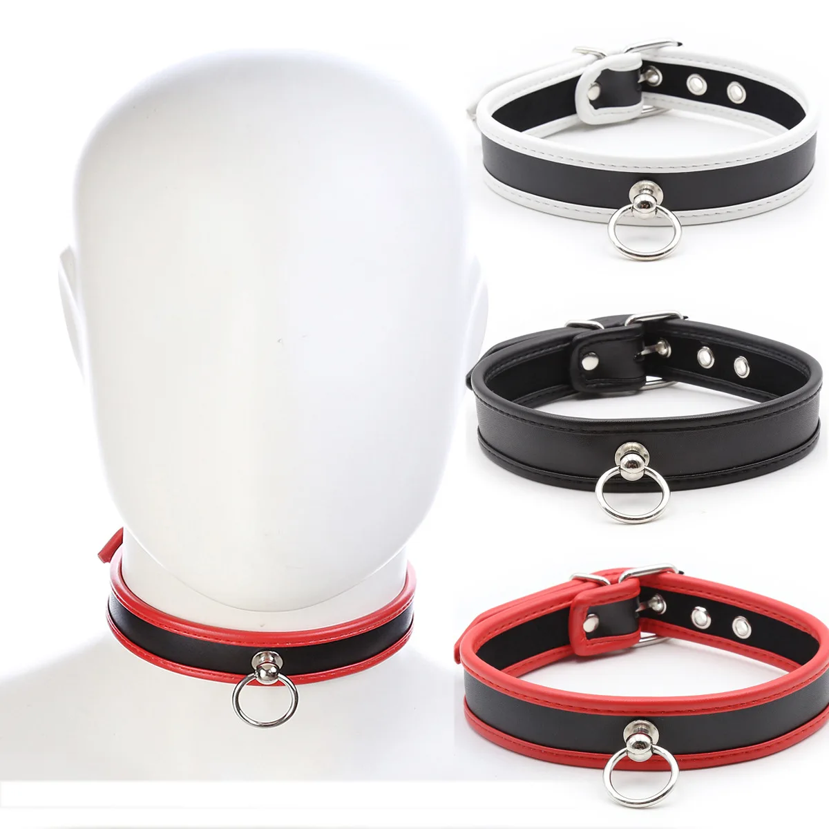 Cosplay-Slave-Bondage-Choker-Collar-For-Women-Girls-Necklace-Metal ...