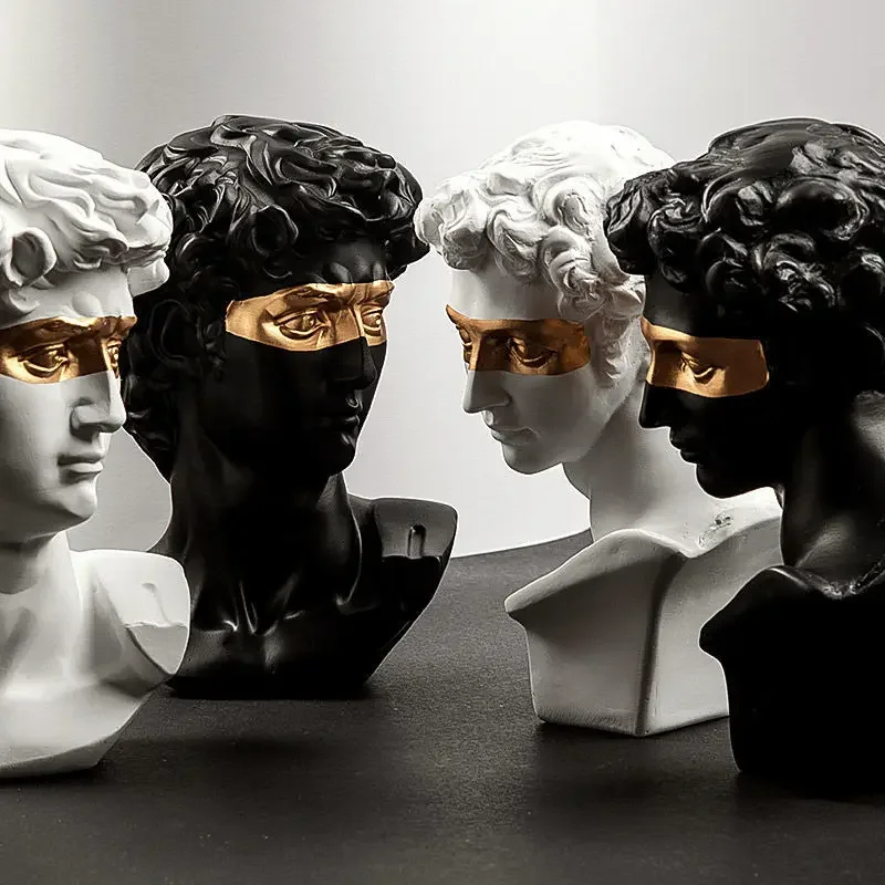 Resin-David-Bust-Decorations-Statue-Office-Desk-Accessories-Bust ...