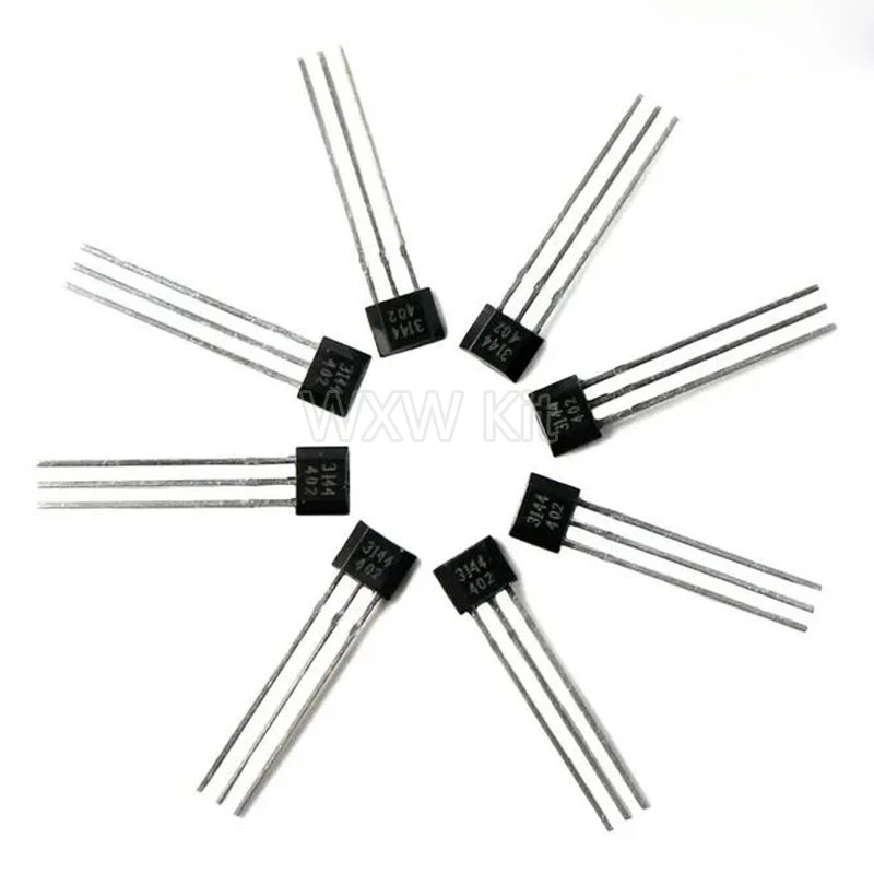 10PCS 49E Hall Element SS49E OH49E A3144E SS40AF SS41F SS495A US1881 US5881 UGN3503 OH137 HAL276 ...