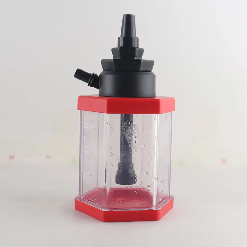 Hexagonal Arabic hookah, plastic acrylic, hookah set, silicone tube ...