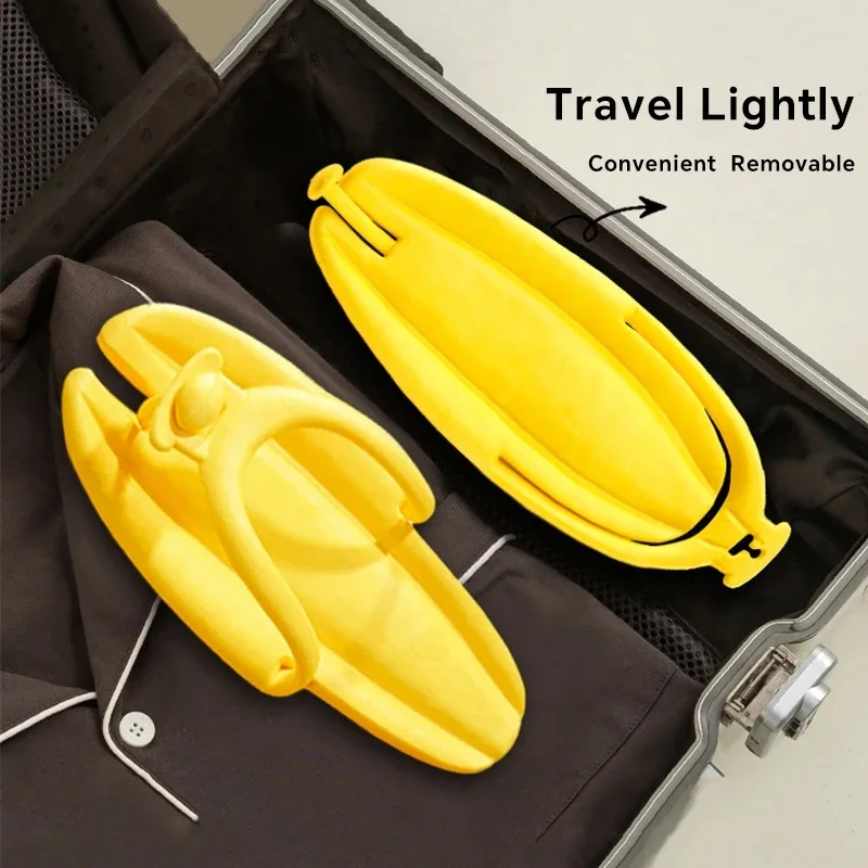 Casual Solid Color Portable Folding Slippers for Men Women Lightweight ...