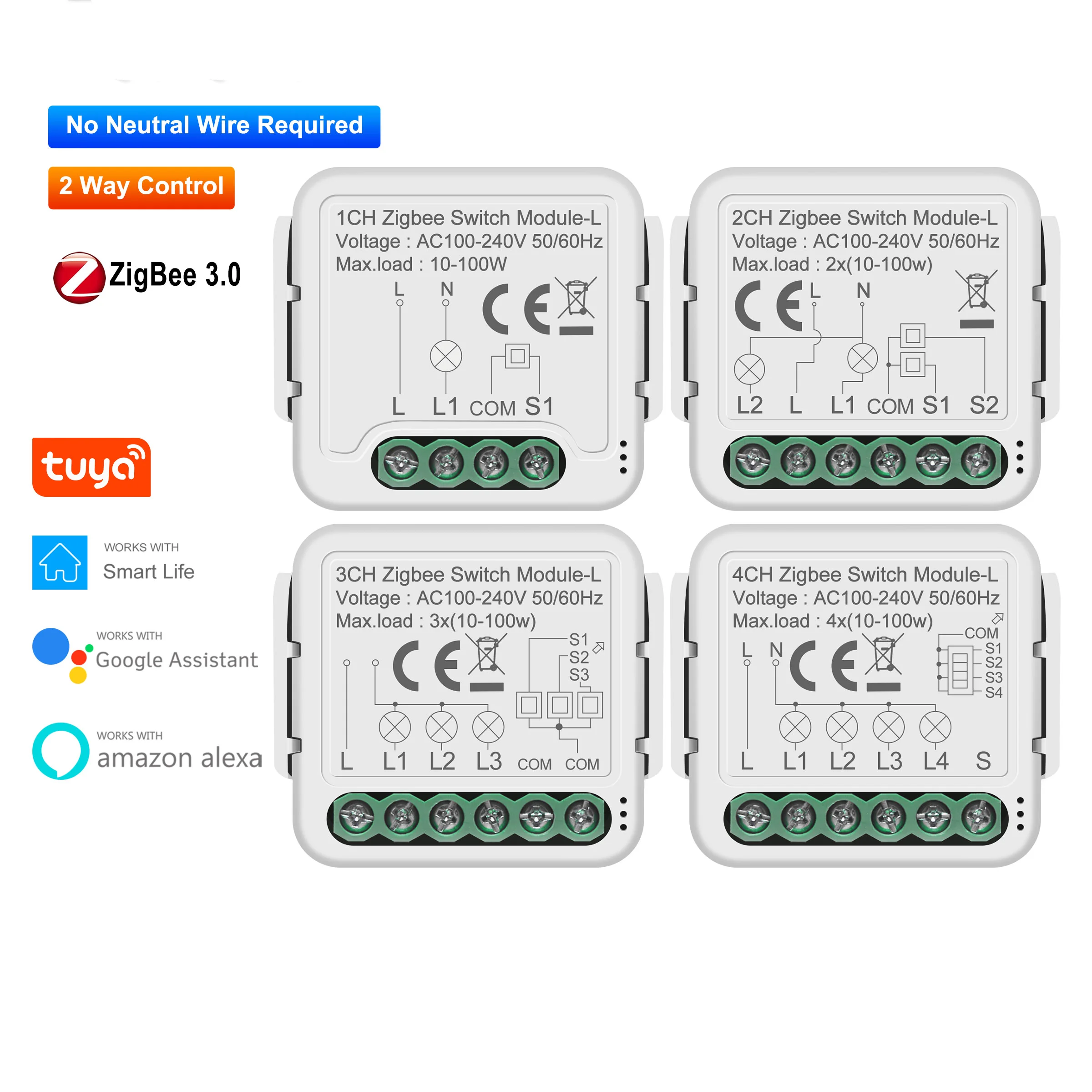 Tuya-Zigbee-3-0-Smart-Switch-Module-No-Neutral-Wire-Required-Smart-Home ...