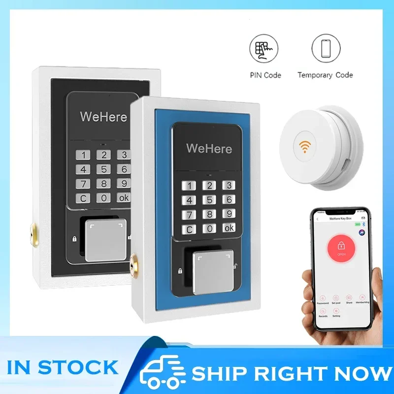 Wall-Mount-Safe-Key-Storage-Box-App-Remote-Organizer-Password-Security ...