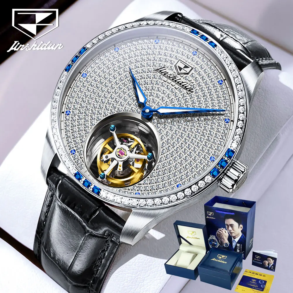 Jsdun-Tourbillon-Heren-Automatisch-Mechanisch-Horloge-Full-Diamant ...