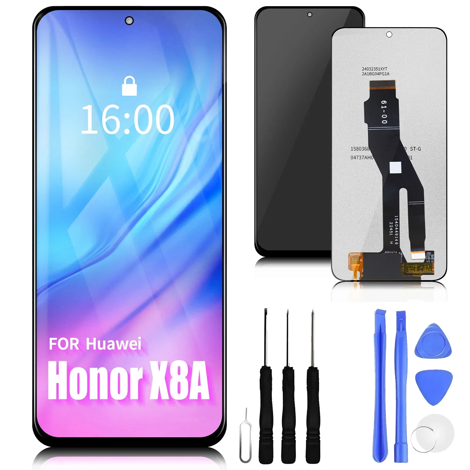 For-Huawei-Honor-X8a-LCD-Display-CRT-LX2-CRT-LX1-Touch-Screen-Digitizer ...