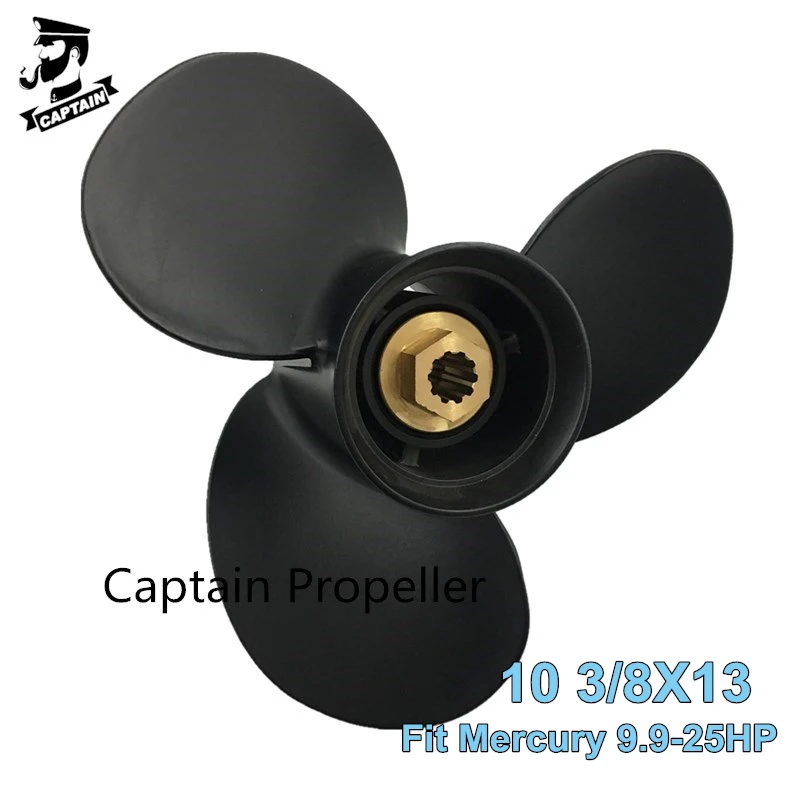 Captain-Outboard-Propeller-Black-Max-10-3-8x13-Fit-Mercury-Mariner ...