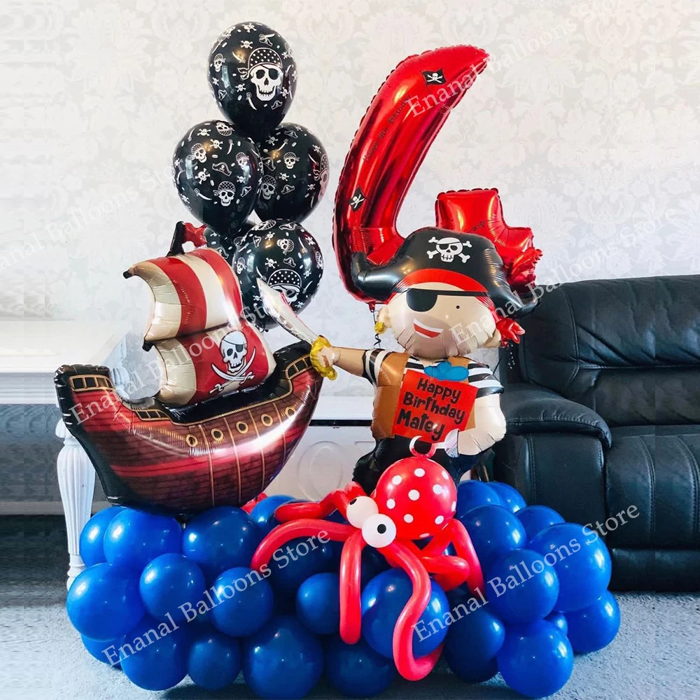 51-37pcs-Pirate-Ship-Balloon-Skull-Helium-Balloon-32inch-0-9-Number ...