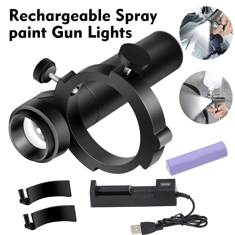 Paint-Spray-Gun-LED-Light-Universal-Automotive-Paint-Gun-Light ...