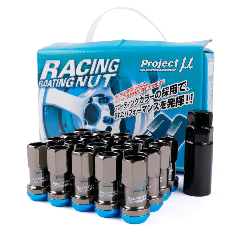 jdm Project U Car Universal NUT WHEEL NUT 20 PCS M12 x 1.5/M12 x 1.25 ...