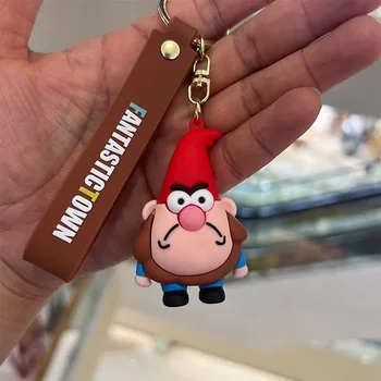 Disney Cartoon Gravity Falls Figure 3D Pendant Keychain for Women Men ...