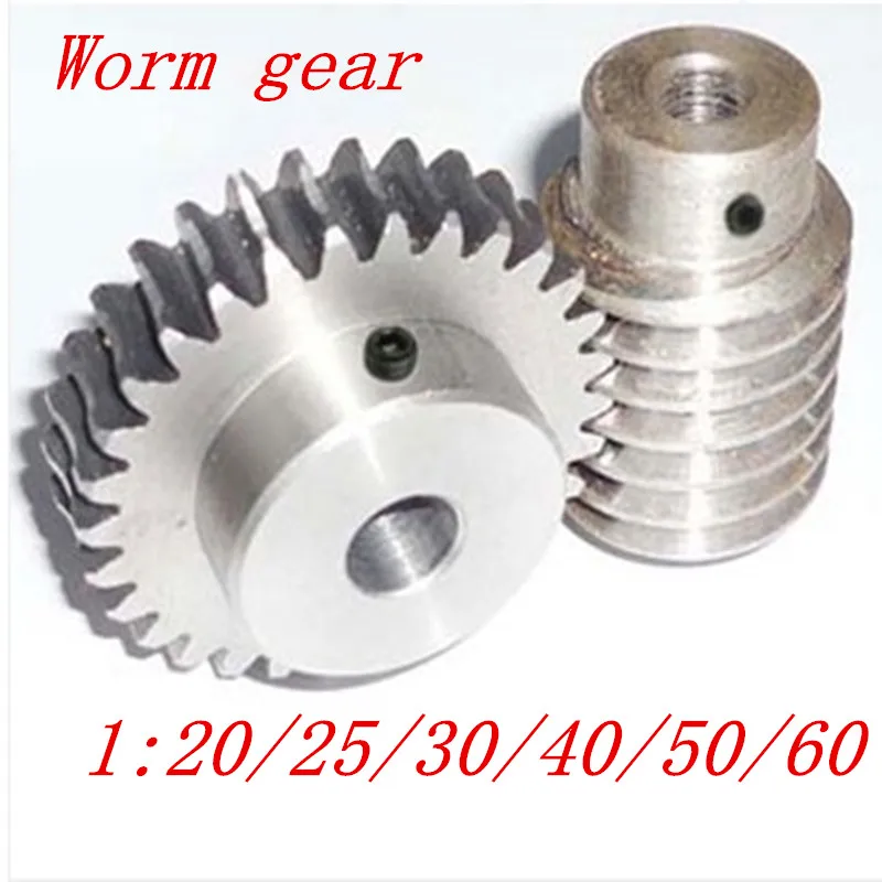 1-sets-1M-Worm-gear-with-rod-20-25-30-40-50-60-teeth-steel-worm.jpg