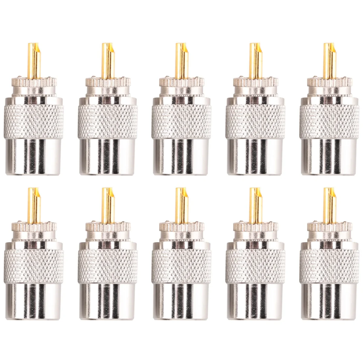 10PCS-RF-Connector-UHF-Male-Connector-RG8-RG58-Cable-Lug-Antenna ...