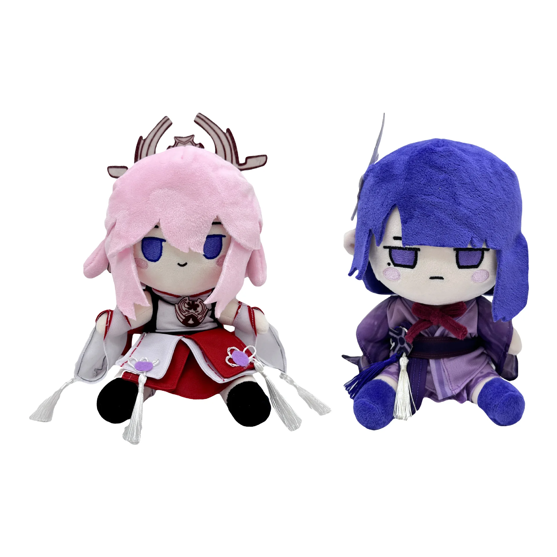 New-Genshin-Impact-Yae-Miko-Yaemiko-20-Cm-Sitting-Plush-Doll-Toy-Dress ...